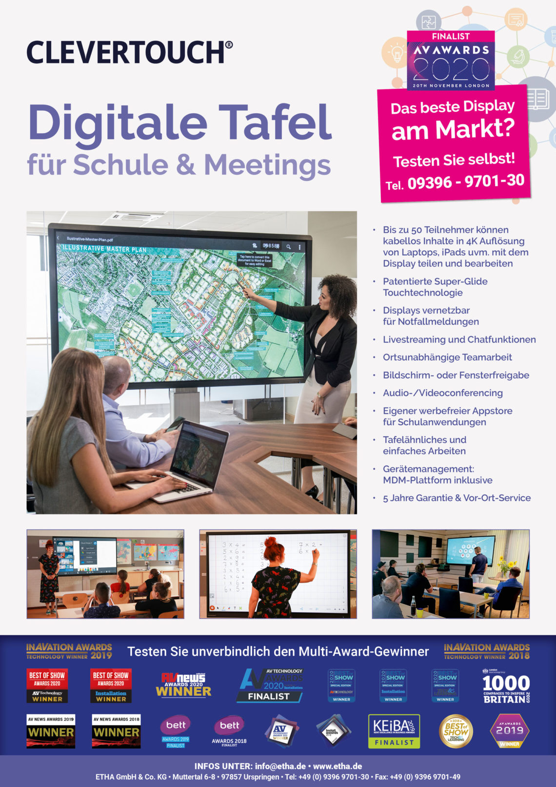 Clevertouch Impact Plus - Andy Mediatainment