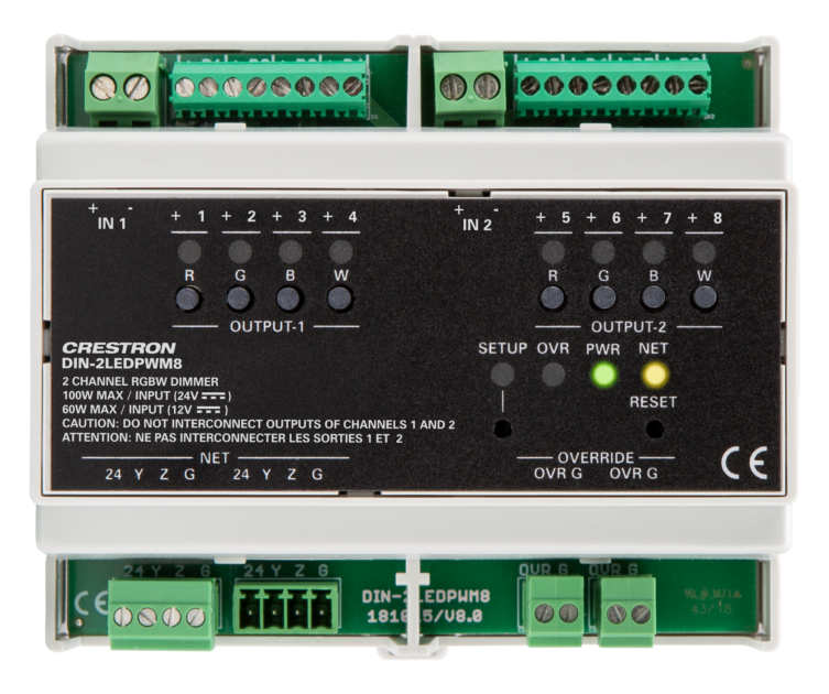 CRESTRON DIN-2LEDPWM8 - Andy Mediatainment