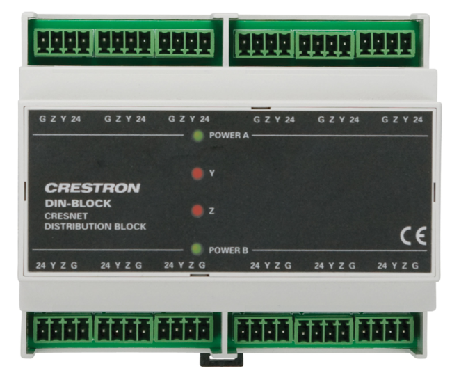 CRESTRON DIN-BLOCK Verteiler - Andy Mediatainment