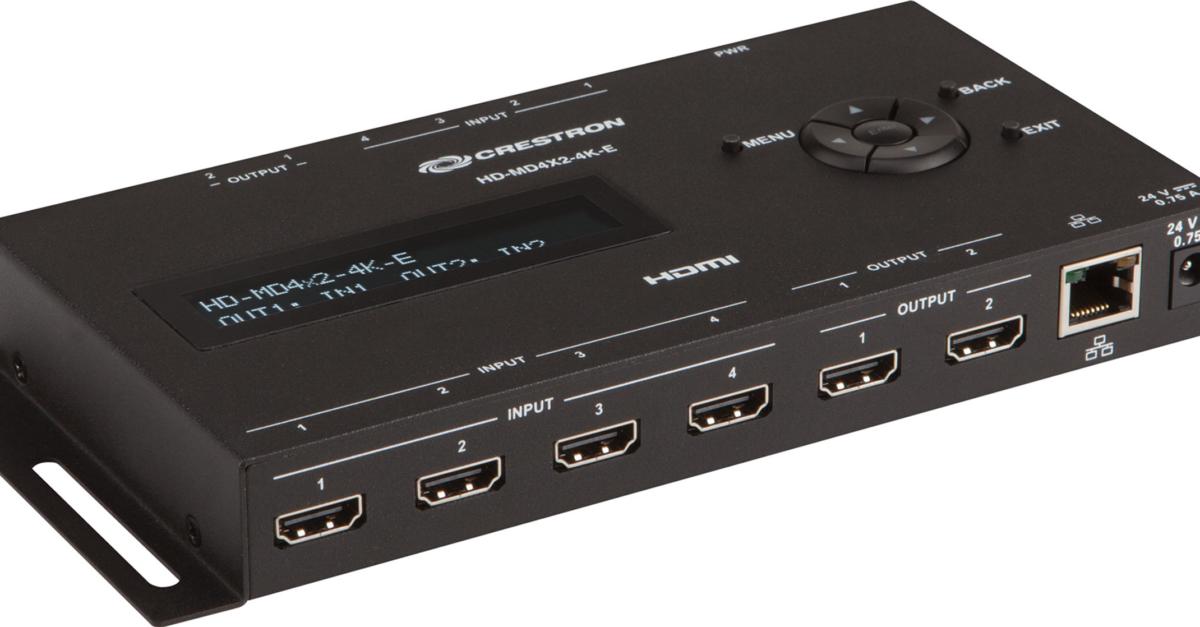 Crestron HD-MD4X2-4K-E - Andy Mediatainment
